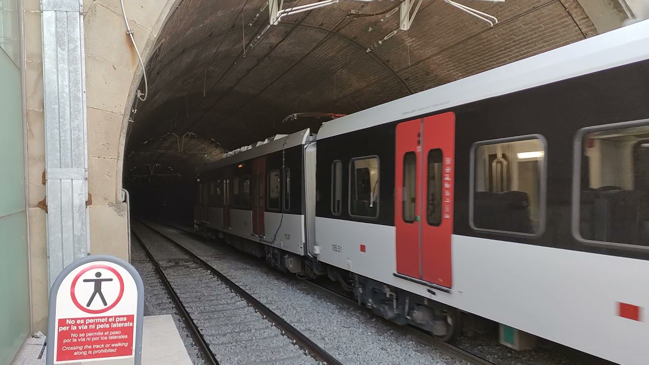 La 115.01 de FGC en pruebas sale de Baixador de Vallvidrera hacia ...