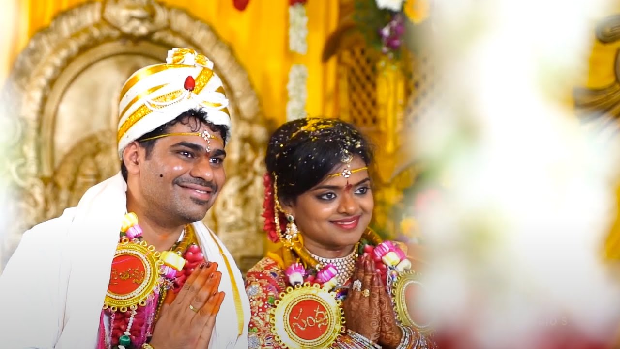 Chaitanya weds sandhya wedding teaser - YouTube