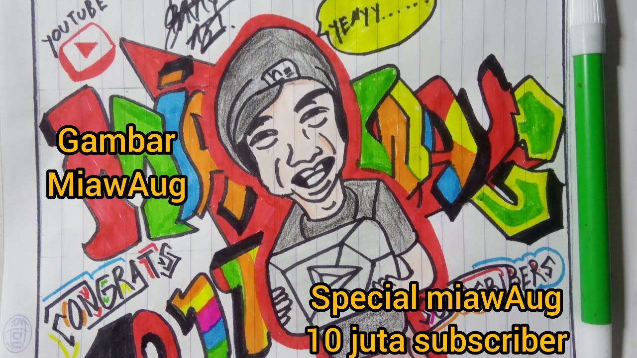 Gambar MiawAug-special miawAug 10 juta subscriber - YouTube