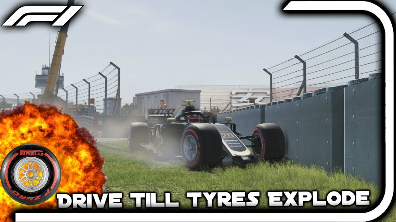 F1 Drive Till The Tyres Explode Challenge - YouTube