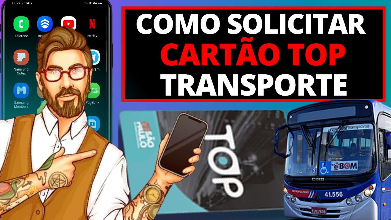 ATUALIZADO 2023 COMO SOLICITAR O CARTÃO TOP TRANSPORTE || CARTÃO TOP ...
