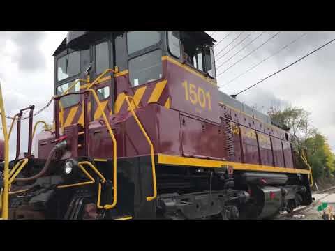 Allegheny Valley Railroad’s AVR-3 to Washington, Pennsylvania - YouTube