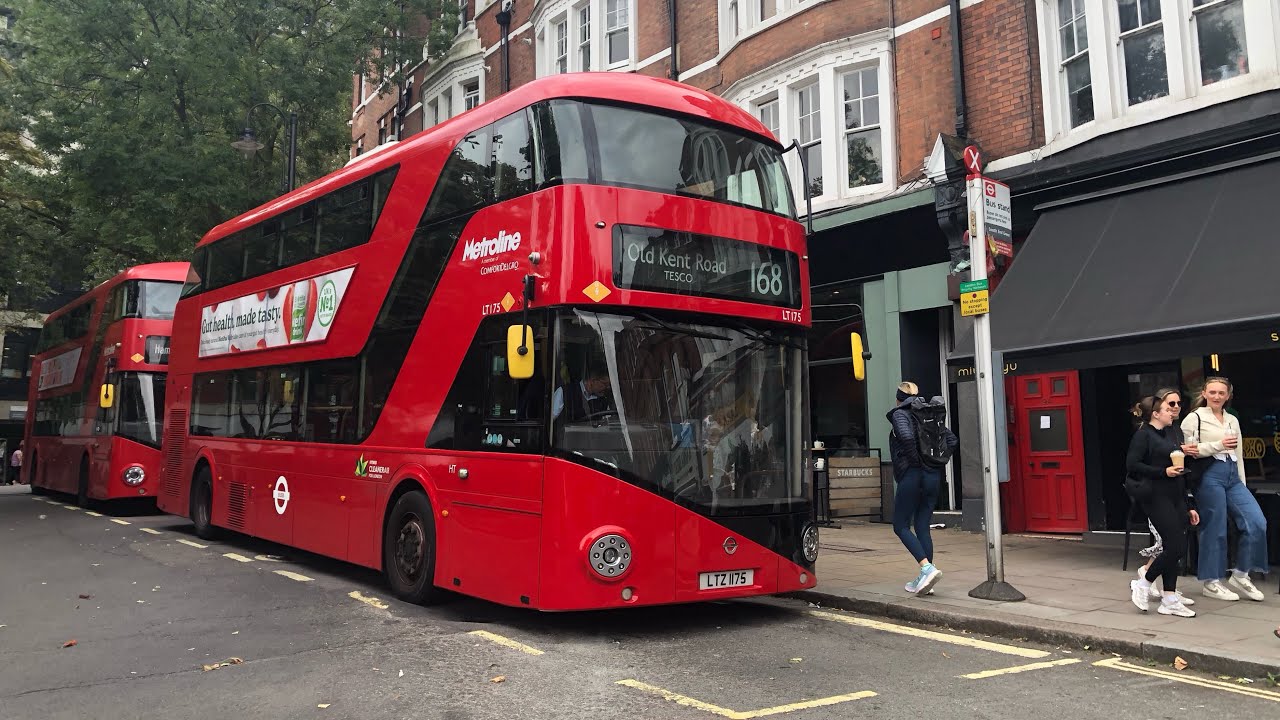 Full Route Visual | London Bus Route 168 | Hampstead Heath - Old Kent ...