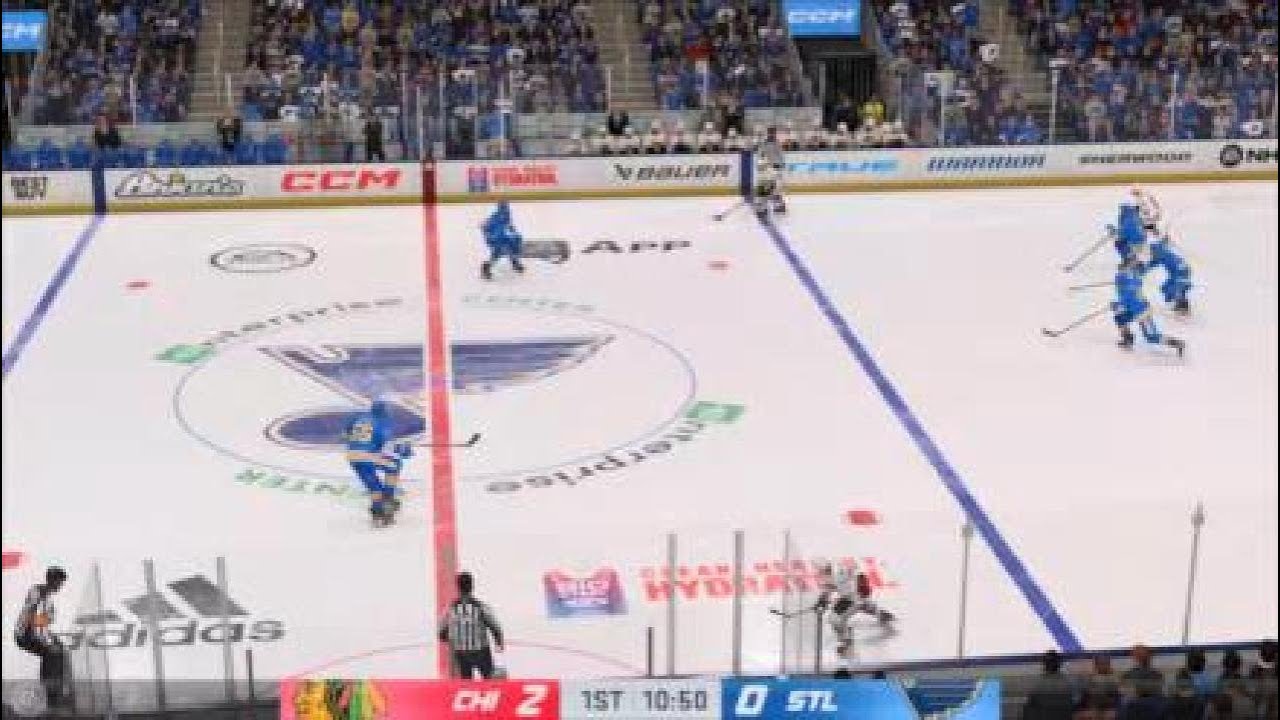 NHL 23 Simulation PS5 - St. Louis Blues vs. Chicago Blackhawks - YouTube