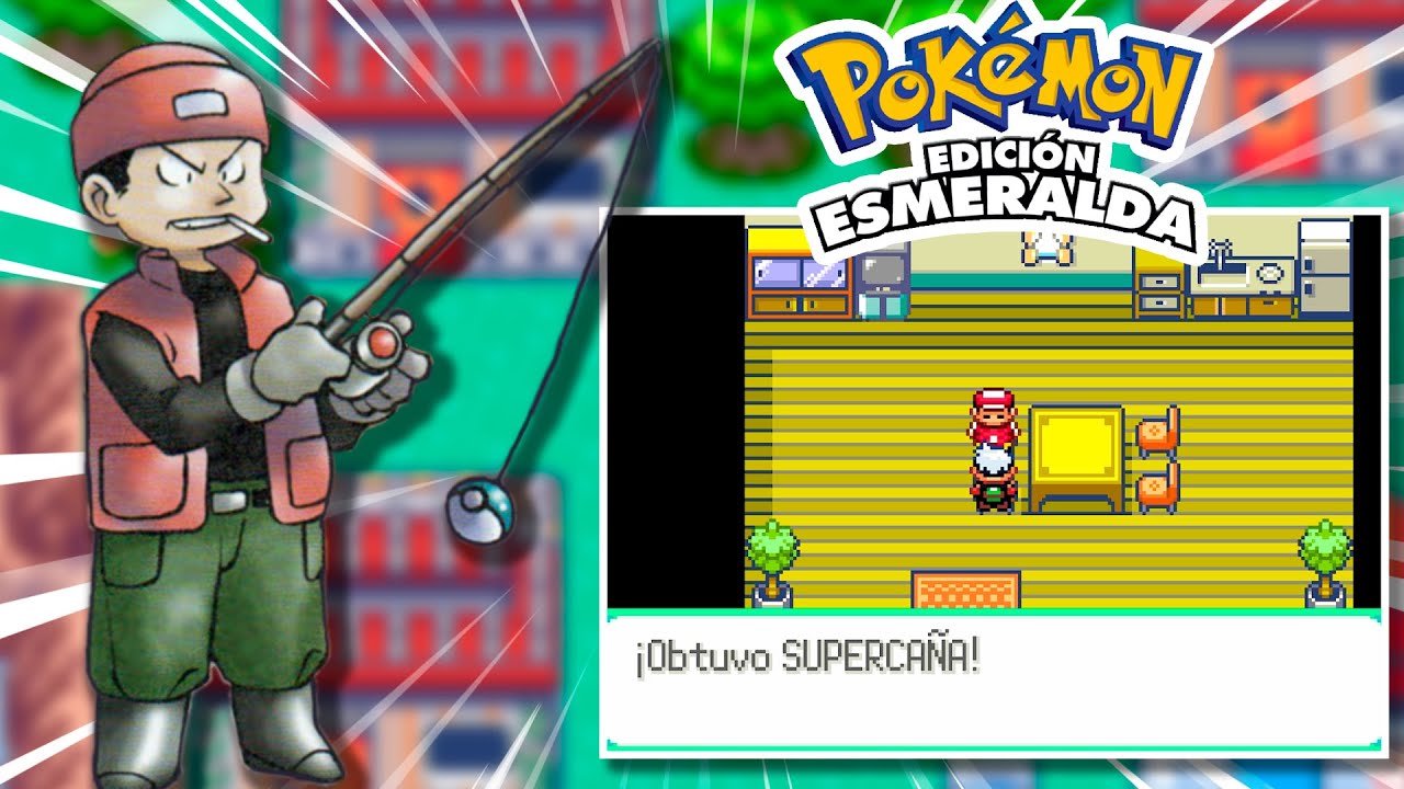 Pokémon Esmeralda • 🌊Ciudad Algaria🌊• SUPERCAÑA y Roca del Rey - YouTube