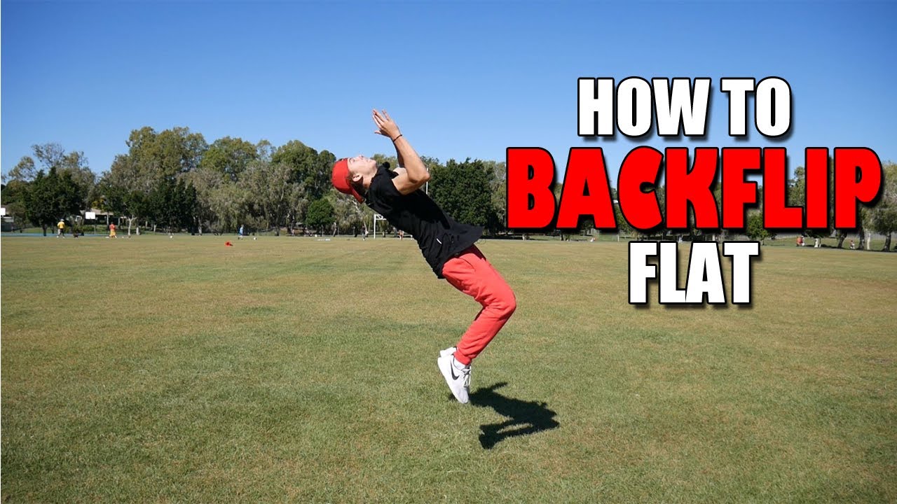 How To Backflip Flat In Under 5 Minutes! - YouTube