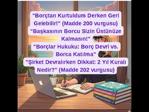 15) Borçlar Hukuku İç Üstlenme ve Dış Üstlenme Sözleşmeleri Arasındaki Farklar