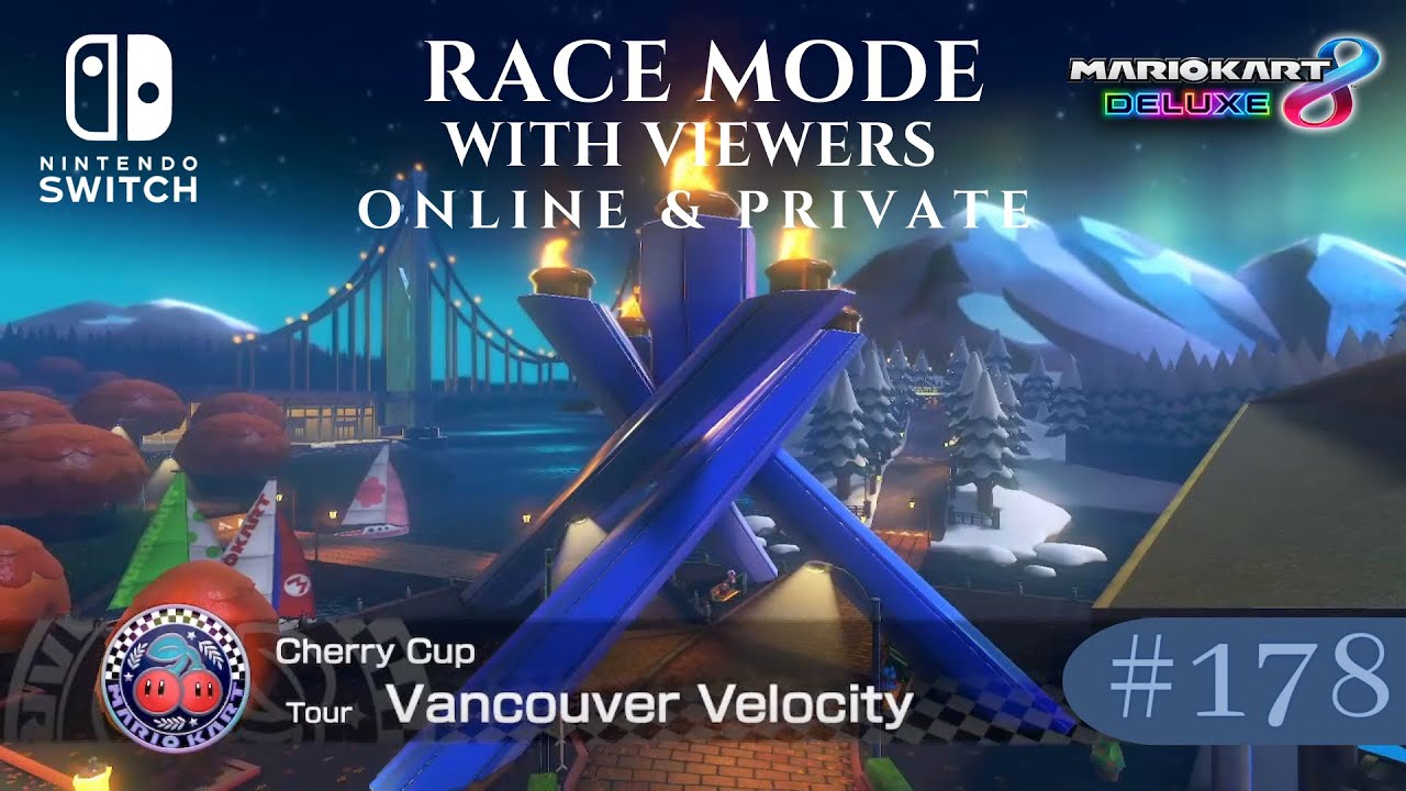 MK8D Race Time🚦 🏎️‍💨 Race Mode With Viewers (Live 178) Mario Kart 8 ...