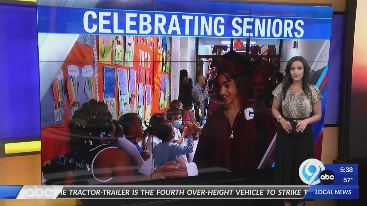 Meachem Elementary holds parade for high school seniors live 5:30 am ...