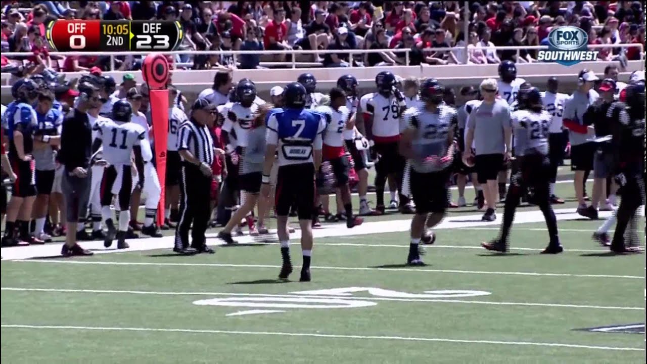 2013 Texas Tech Spring Game - YouTube