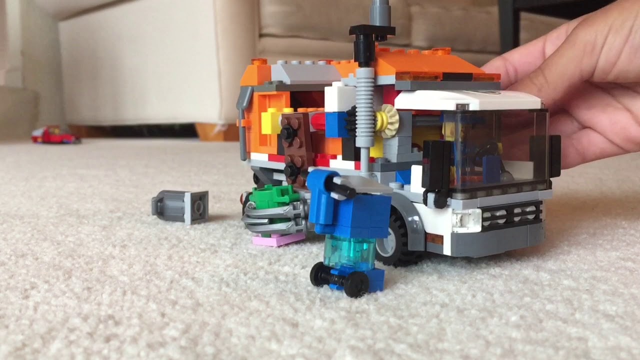 My very own lego garbage truck - YouTube