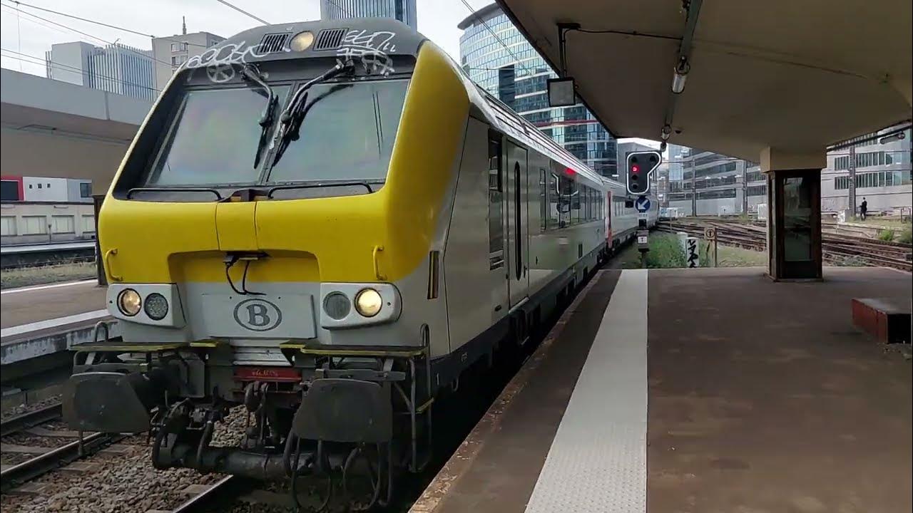 I11 + I10 + HLE 1354 komt aan in Brussel-Noord naar Luxemburg | Treinen | NMBS/SNCB - YouTube