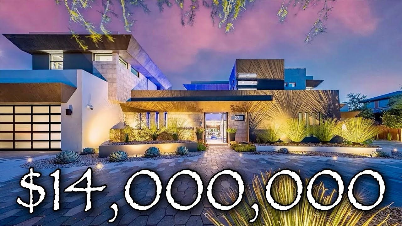Inside a EXCLUSIVE $14,000,000 Las Vegas ULTRA MODERN Compound! - YouTube