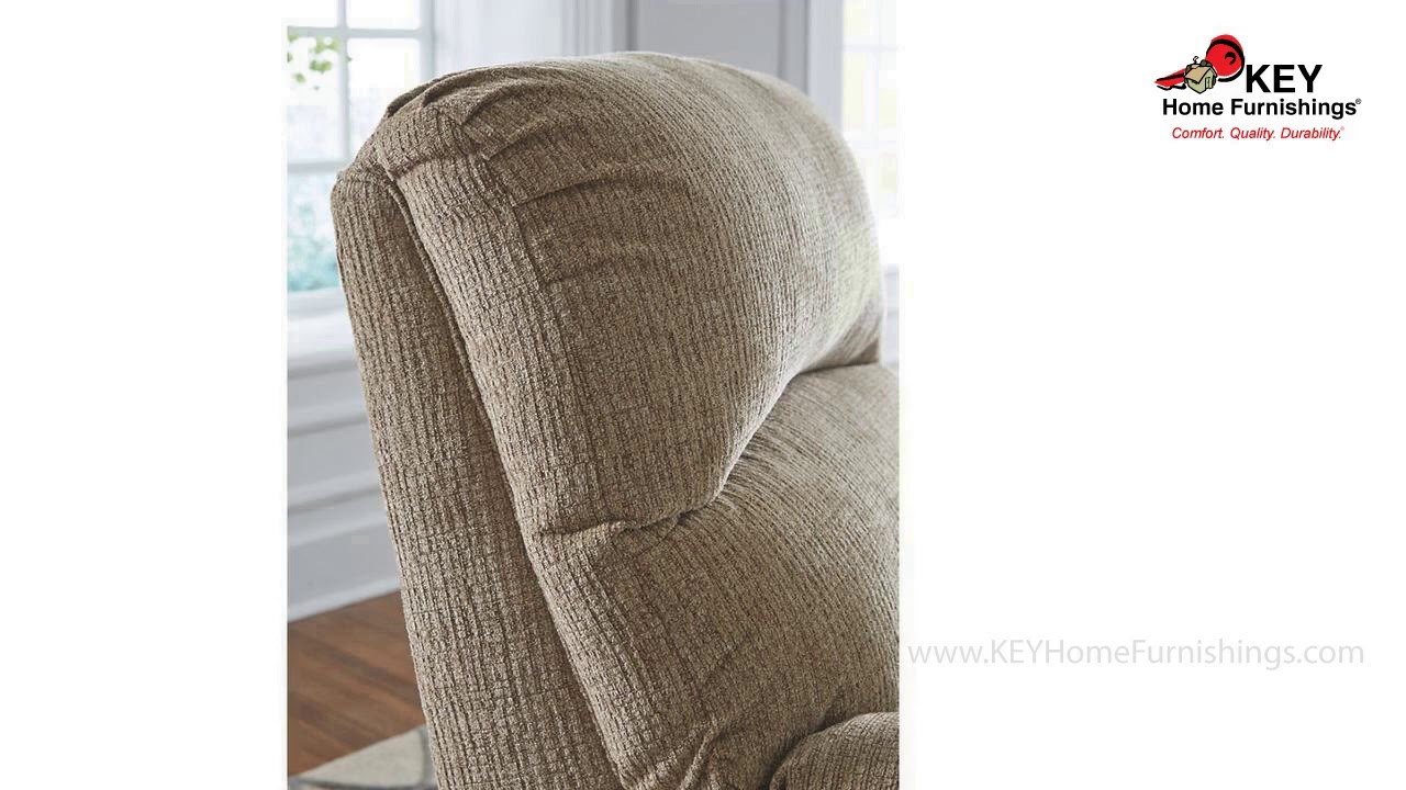 Ashley Mcteer Power Recliner 7590906 | KEY Home - YouTube