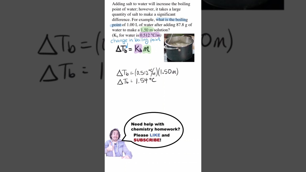 Boiling Point Of Water Examples