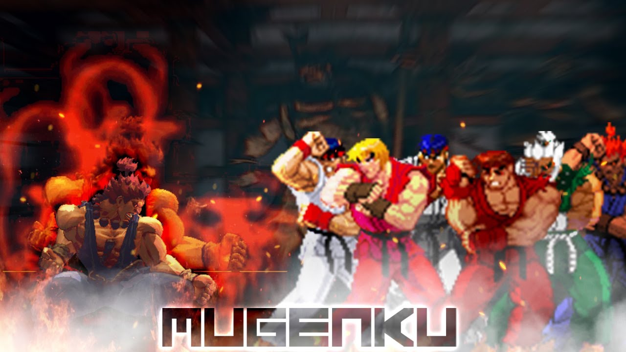 3D Character! Akuma SF4 (F.F) vs Everyone! Street Fighter Mugen - YouTube