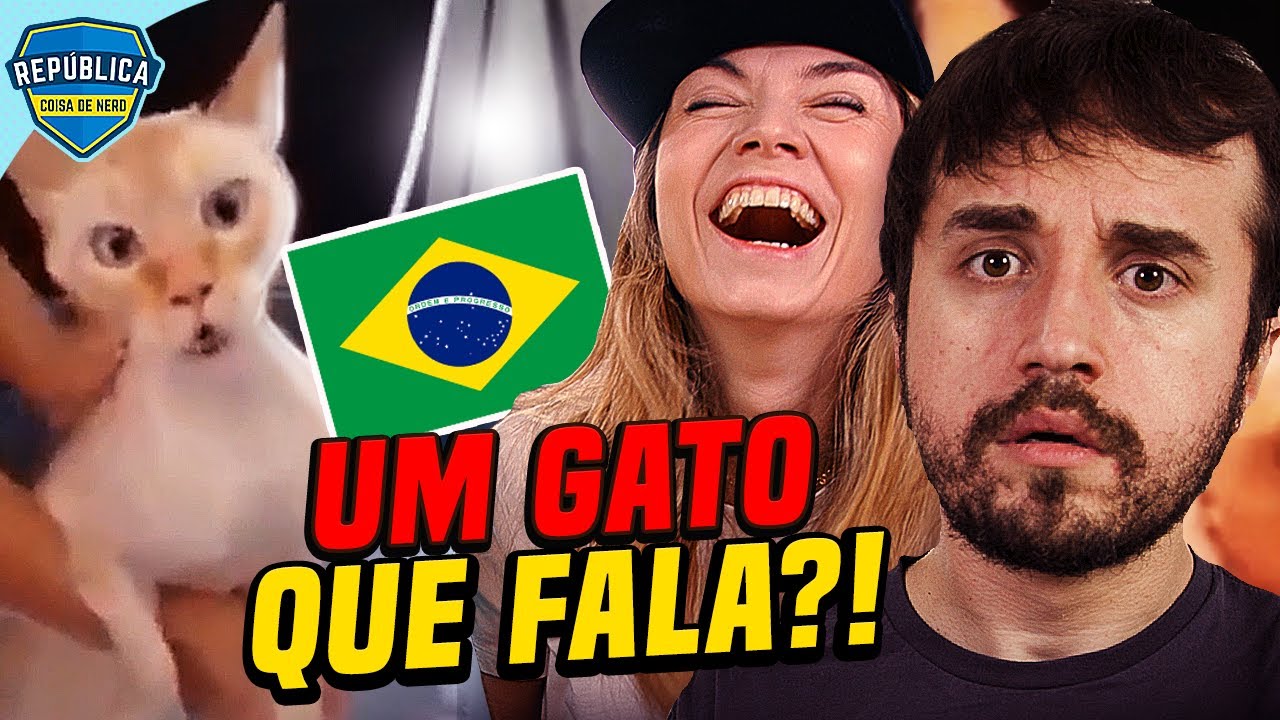 ESSE GATO FALA PORTUGUÊS!!! - YouTube