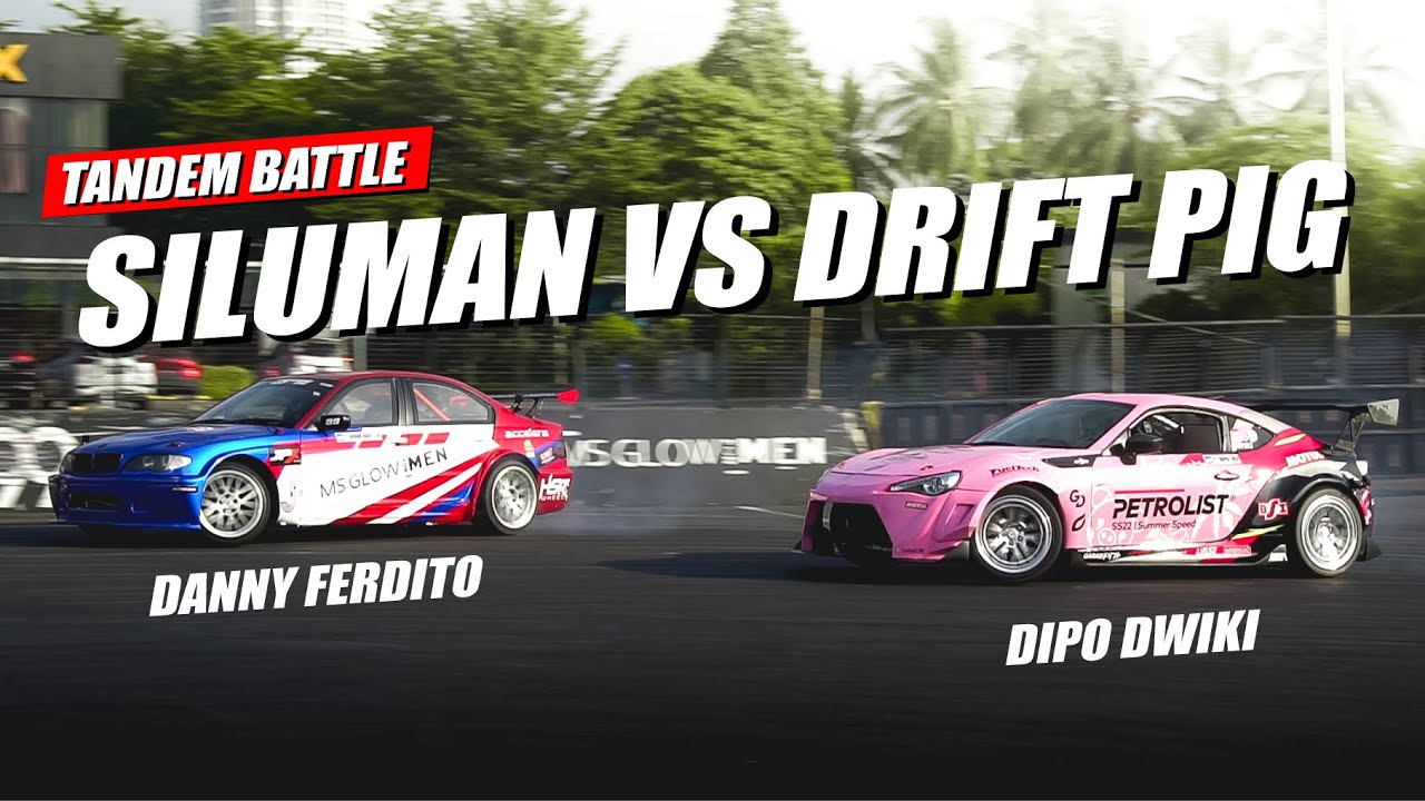 Tandem E46 "Siluman" VS GT86 "Drift Pig" - YouTube