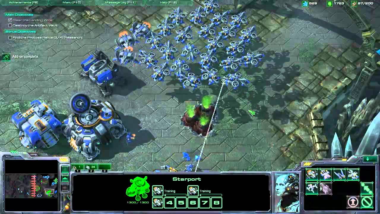 Starcraft II: Wings of Liberty Campaign 23. Artifact Mission 4 ...