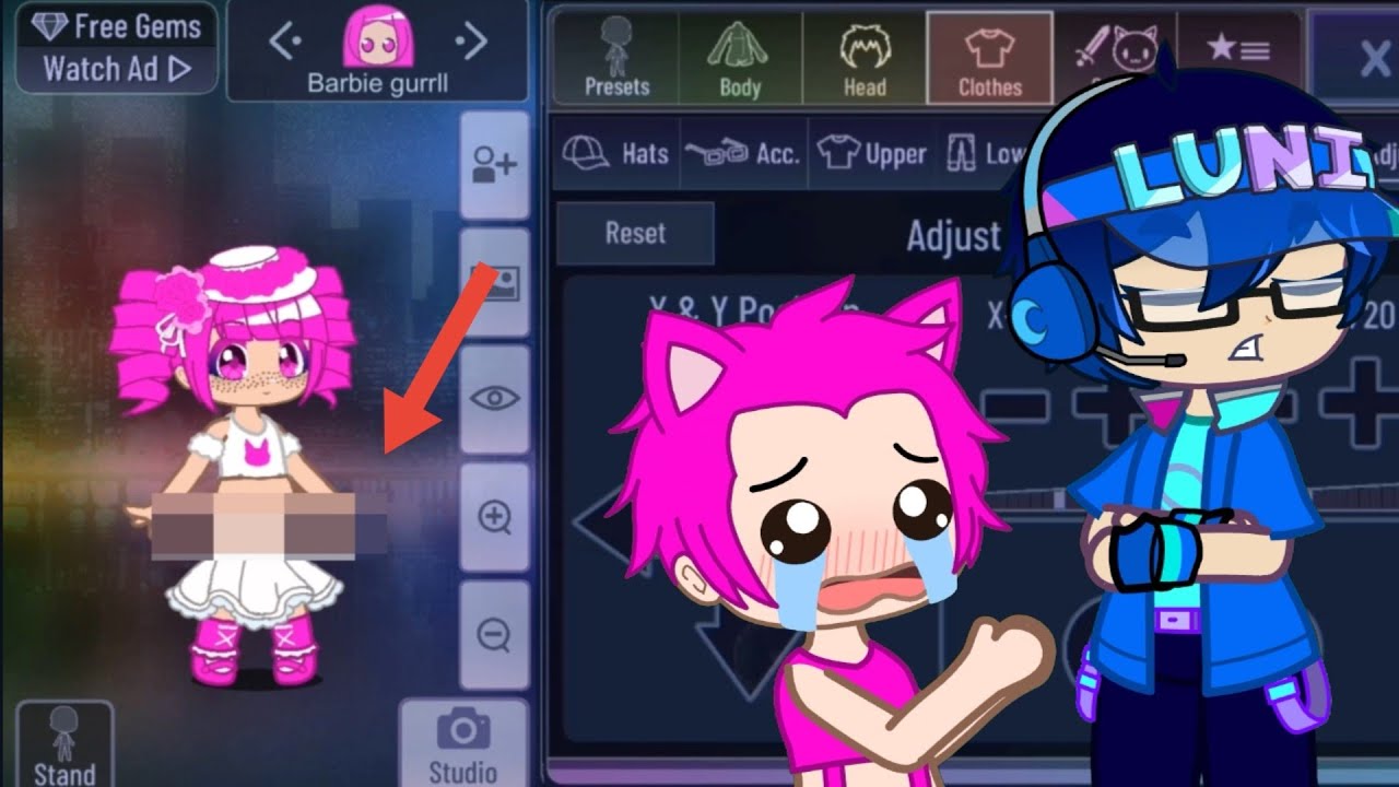 LUNI, PLS BUFF THE ADJUST BUTTON IN GACHA! 😭🤪 - YouTube