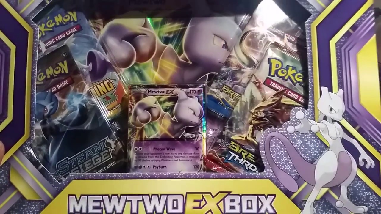 Pokémon TCG - Mewtwo EX Box Opening - YouTube