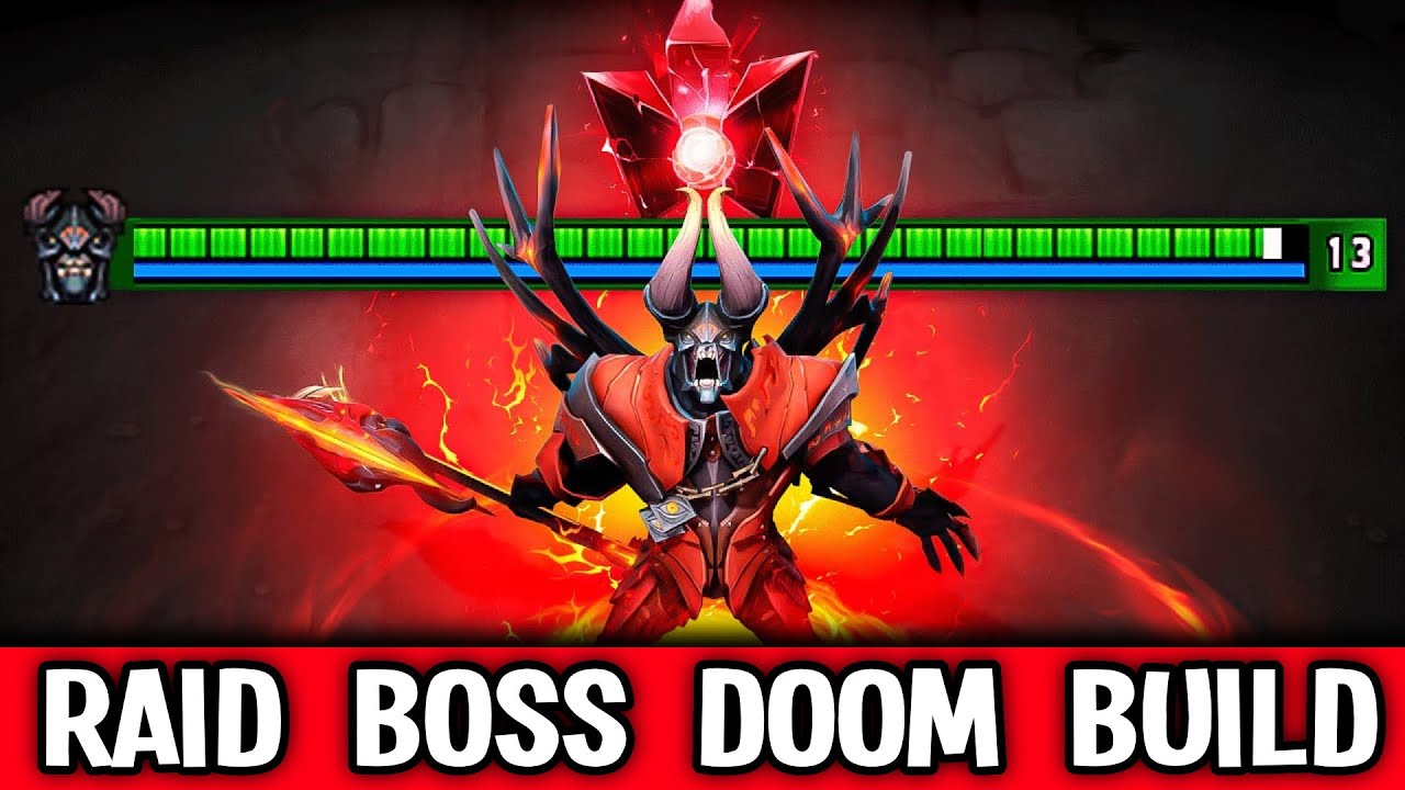 Raid Boss Doom Unkillable Build By Goodwin 38 Kills | Dota 2 Gameplay ...