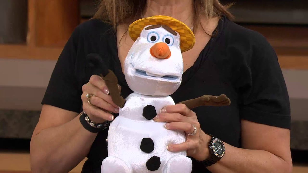 Disney's Frozen 14" Animated Talking Olaf Plush with Amy Stran - YouTube