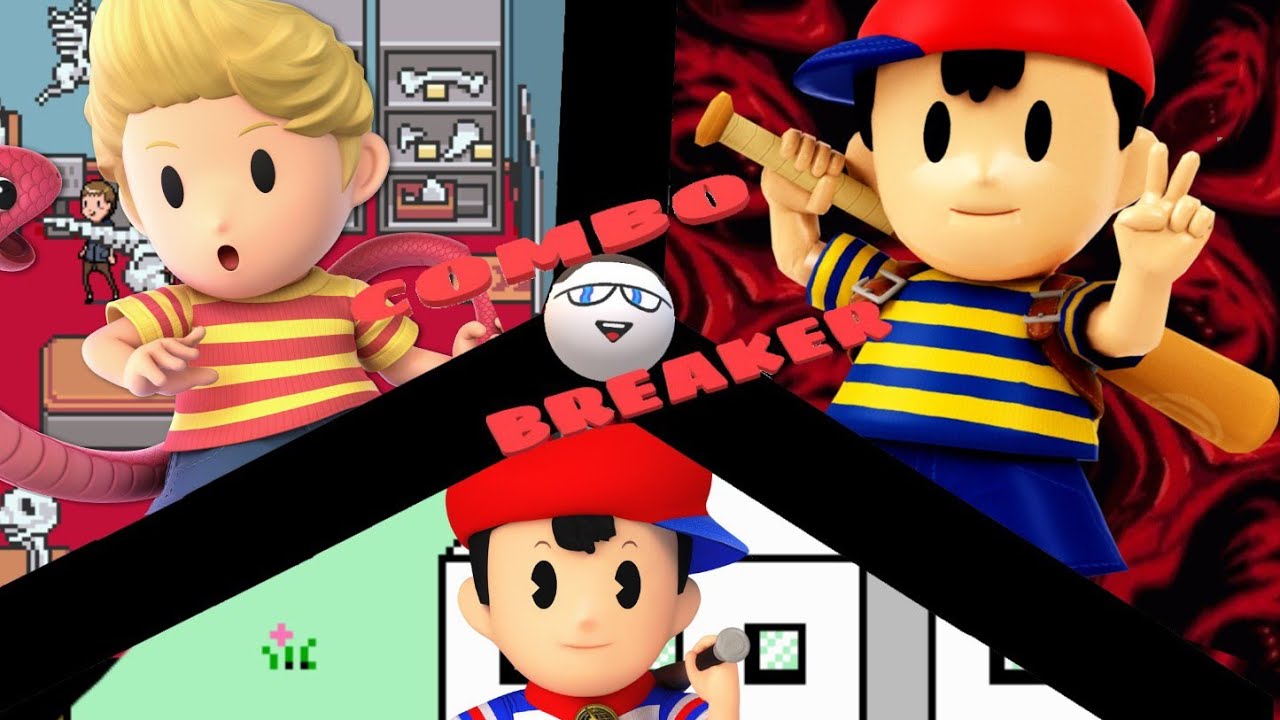 Ness VS Lucas VS Ninten (Earthbound/Mother) COMBO BREAKER - YouTube
