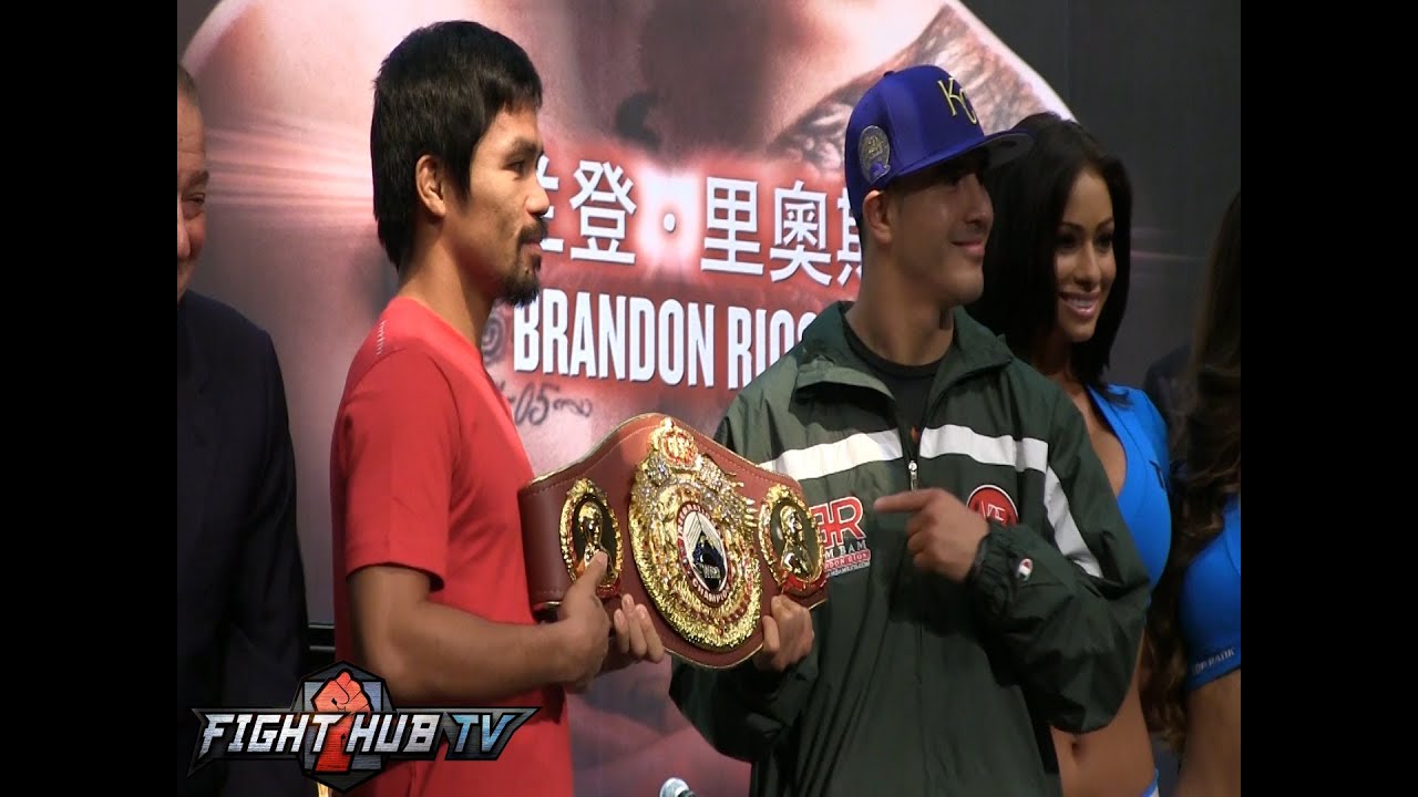 Manny Pacquiao vs. Brandon Rios Final Press Conference Video - YouTube