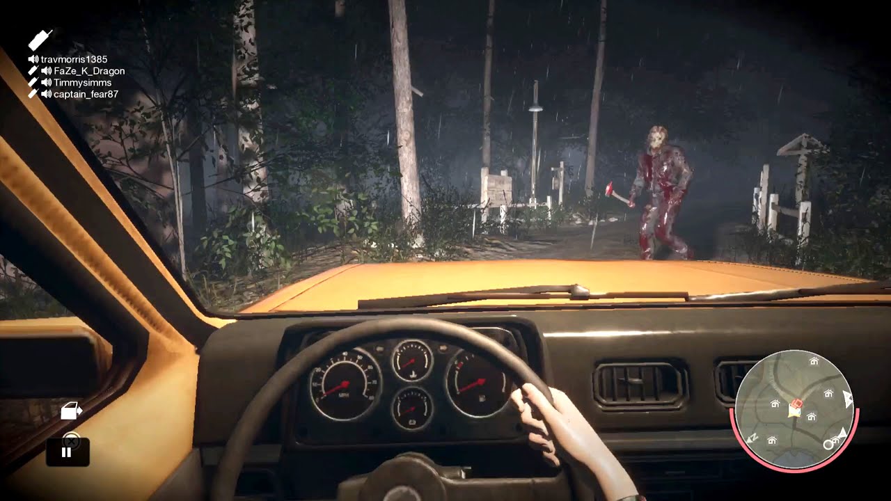 Roadblock ahead! Friday the 13th The Game - YouTube