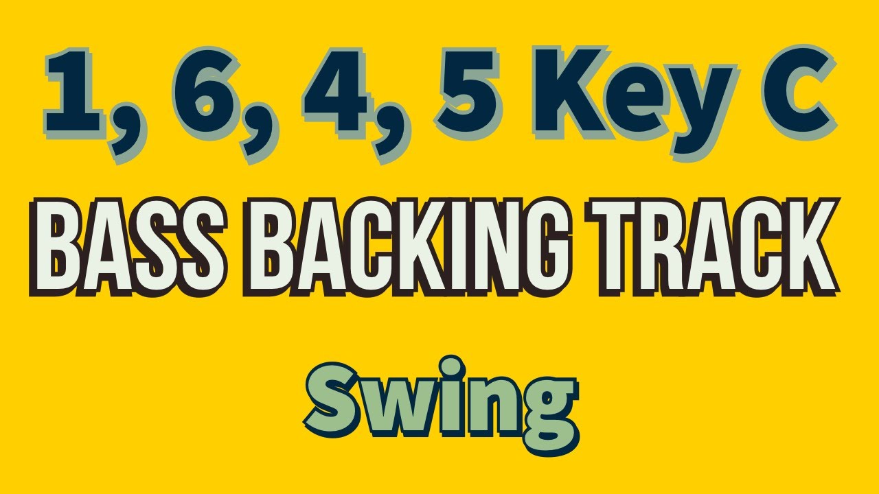 1 6 4 5 ( CM7 / Am7 / F7 / G7 ) Bass Backing Track - i vi iv v Bass ...