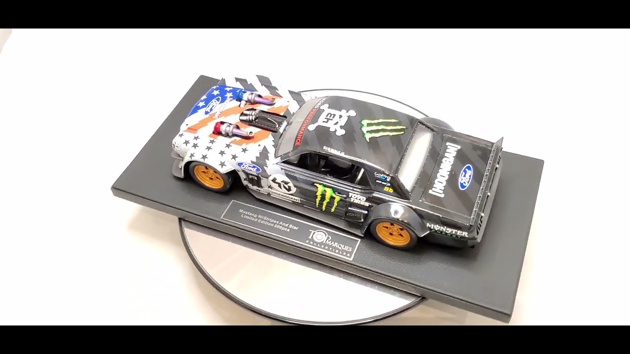 Top Marques 1965 Ford Mustang Ken Block Hoonigan #43 W/ Stripes and ...
