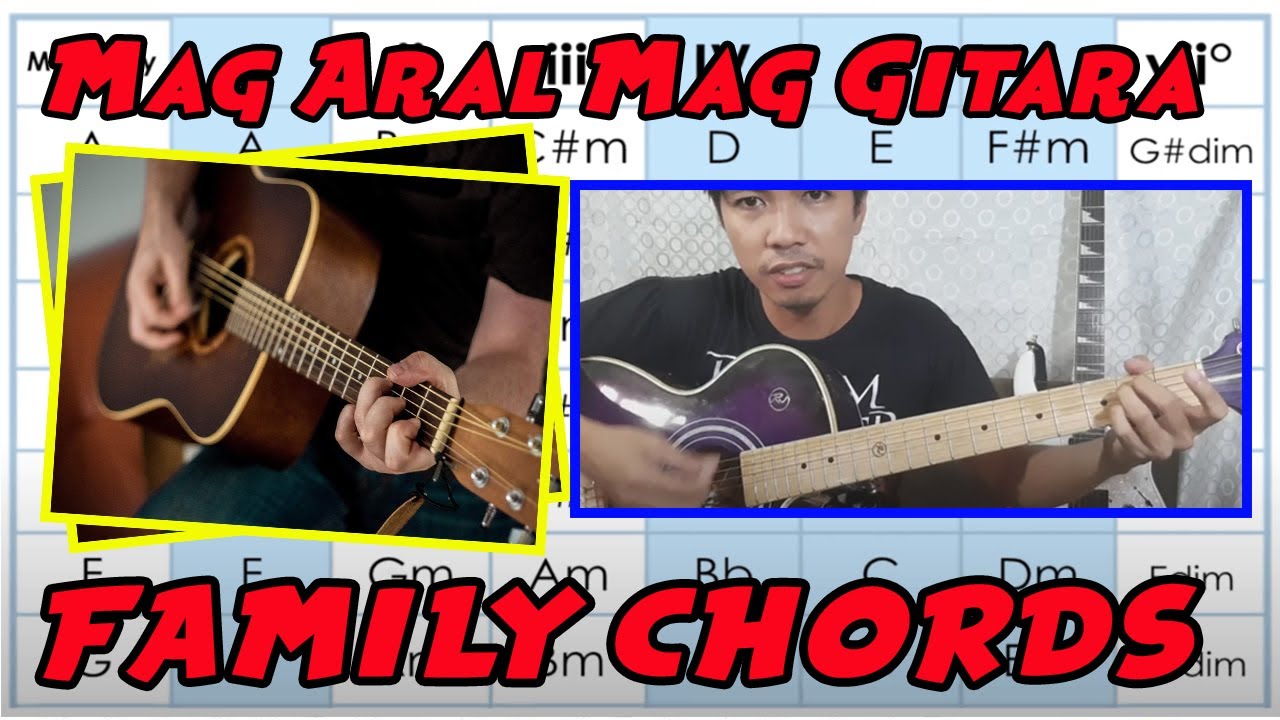 Guitar tutorial - Family Chords - For Beginners Only || Tagalog(Part 2 ...
