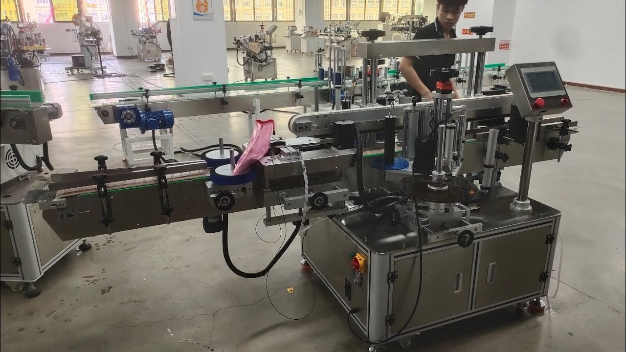 Labeling machine, Flat label machine, Round bottle label machine ...