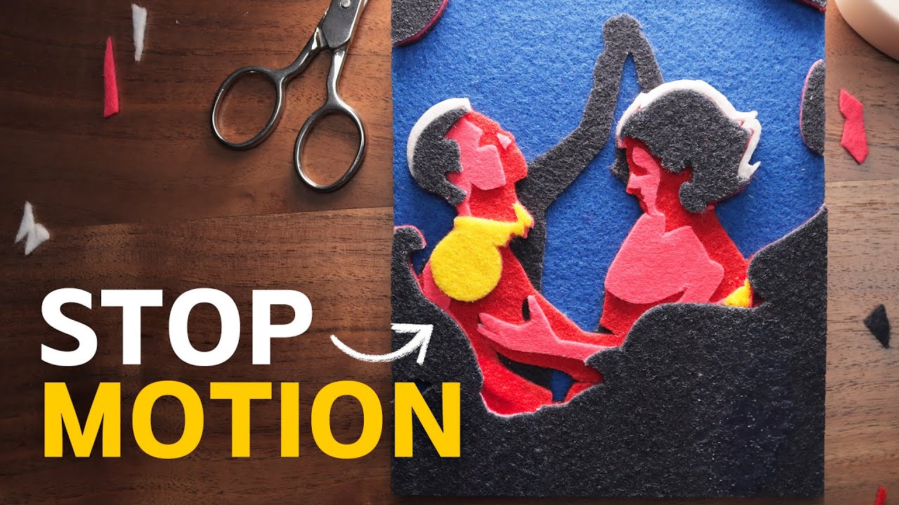 I Animated 2412 Pieces of Craft Felt - YouTube