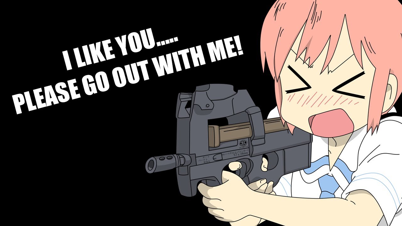 Misato Tachibana....She's a GUNdere. Yeah, a GUNdere. - YouTube