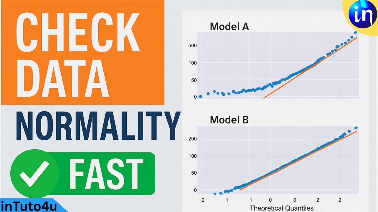Which graph can check the normality of the data. - YouTube