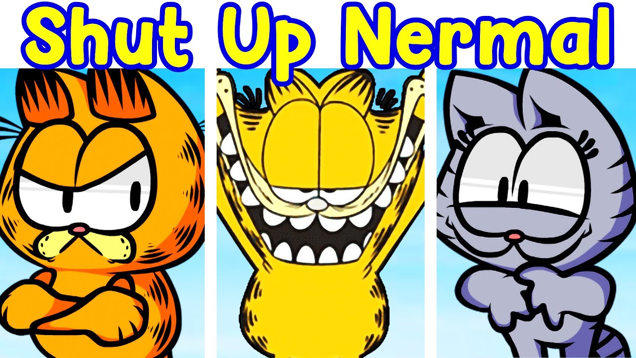 Friday Night Funkin': SHUT UP NERMAL (GARFIELD VS NERMAL - SILENCED ...