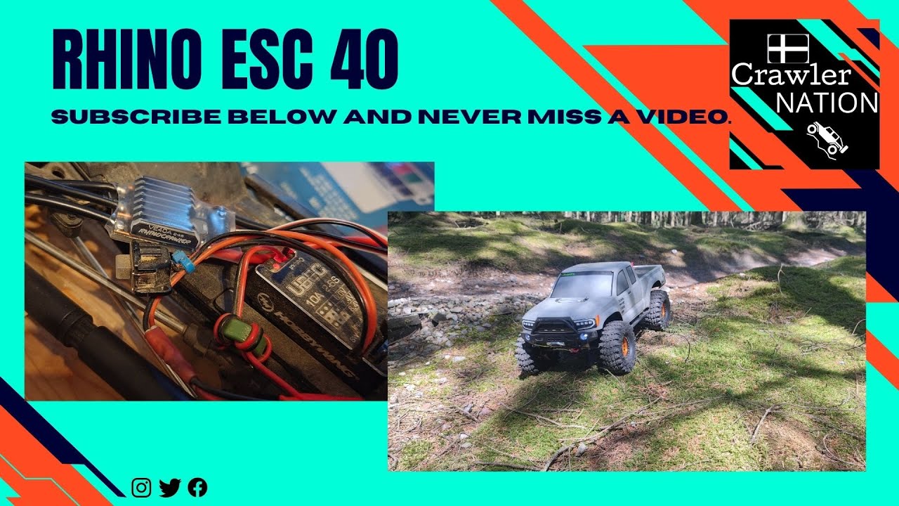 Rhino ESC 40 A - YouTube