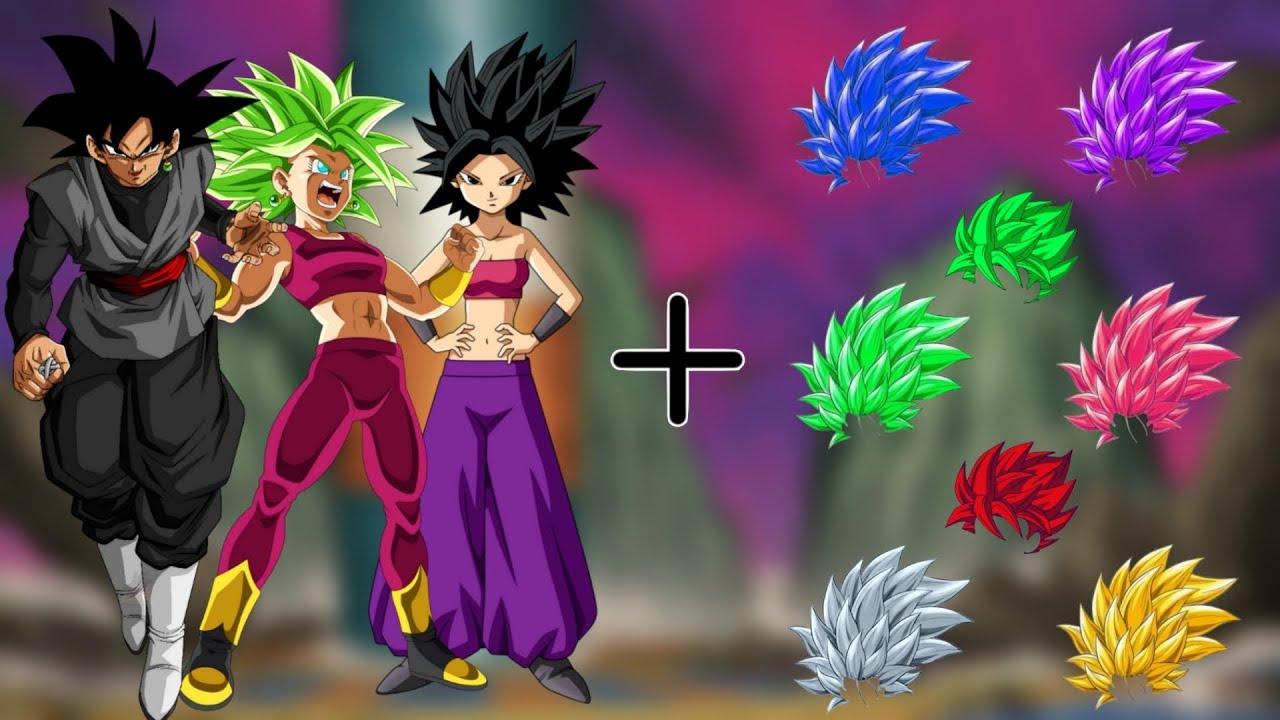 Goku Black + Kefla + Kaulifla | Transforme All Super Saiyan Form ...