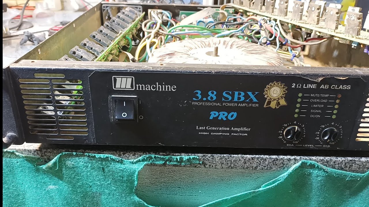 MACHINE 3.8 SBX PRÓ - YouTube