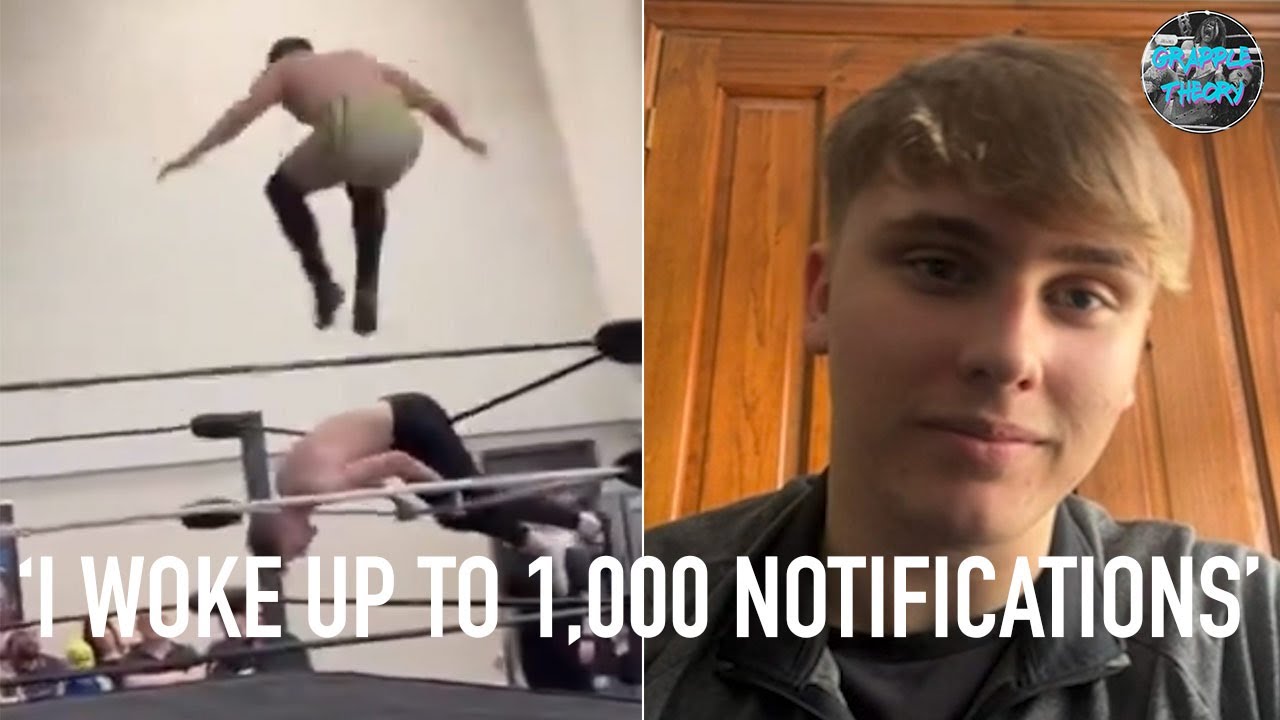 Leon Cage discusses how it felt to go VIRAL for insane wrestling move ...