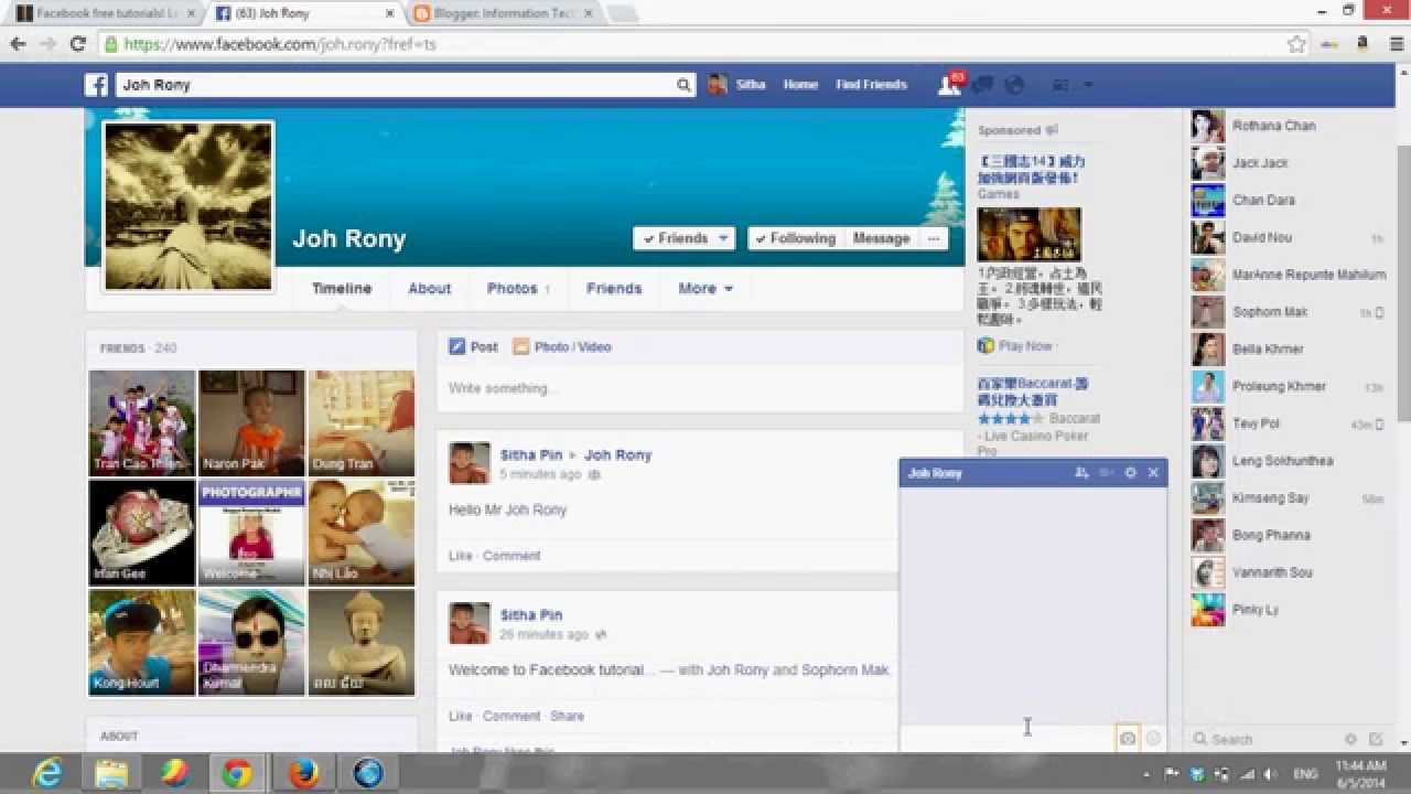 Send a private message to friend's inbox - YouTube