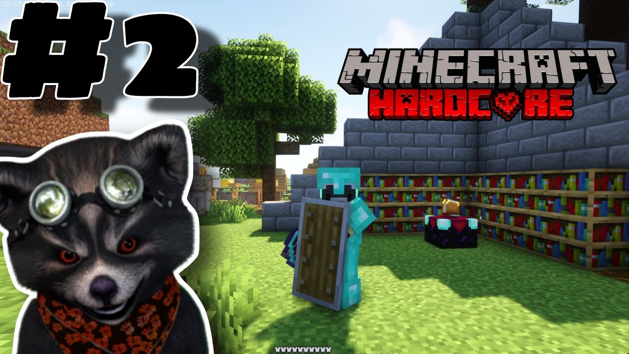 Mining & Enchanting Table - Minecraft Hardcore Series Part 2 - YouTube