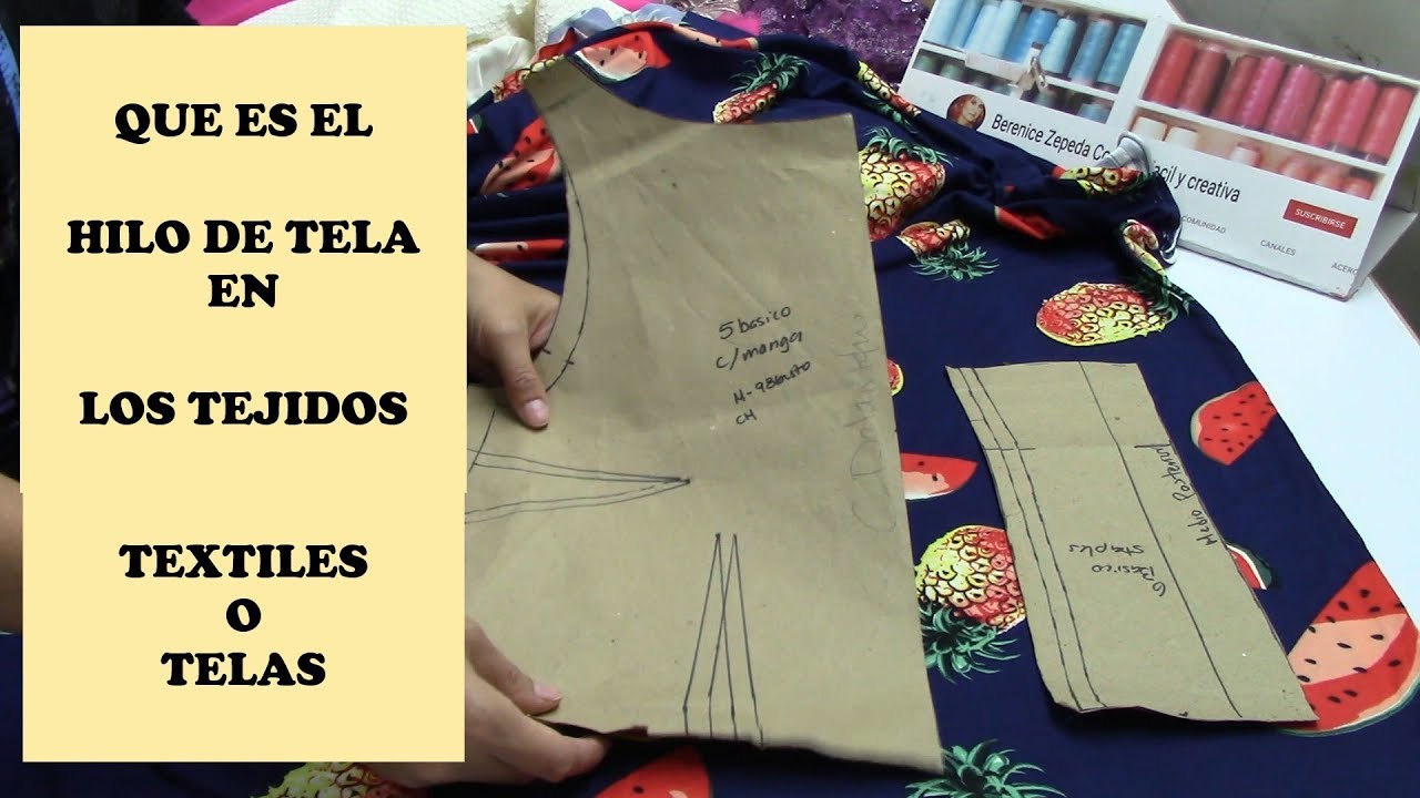 TELAS # 1 : HILO DE TELA ¿QUE ES ? ¿COMO IDENTIFICARLO? HILO ...