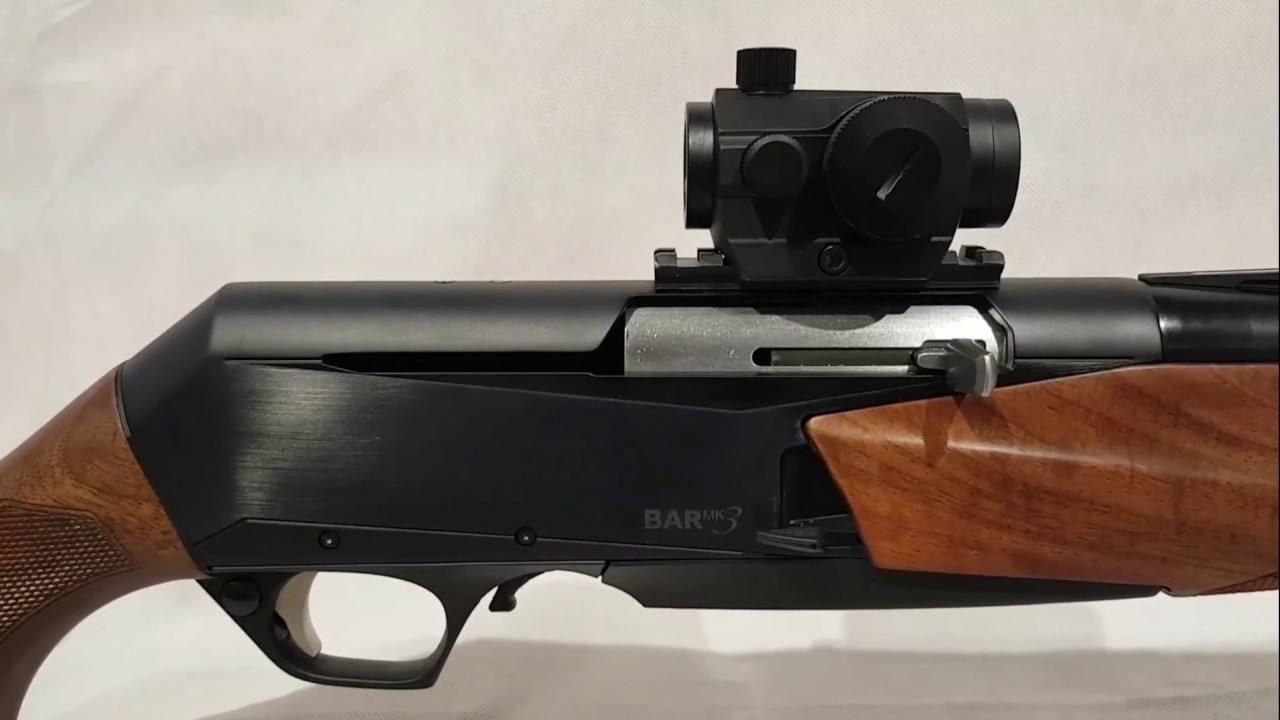 Browning BAR HUNTER + point rouge - YouTube