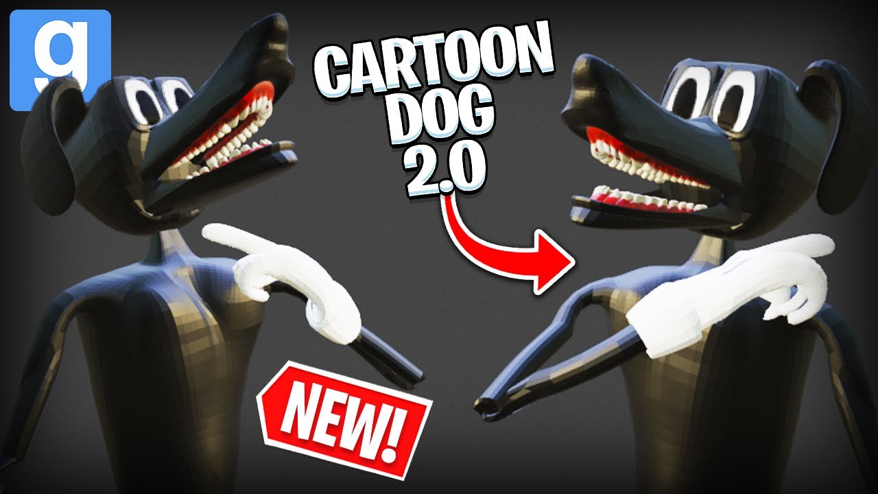 NEW CARTOON DOG 2.0 ☠️ TREVOR HENDERSON UPDATE! (Garry's Mod Sandbox ...
