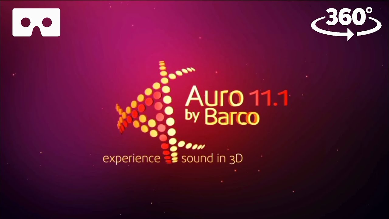 Auro 11.1 by Barco - 360/VR - YouTube