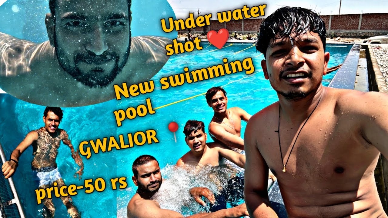 New Swimming pool in Gwalior 🏊 | Under water Vlog | Av special - YouTube