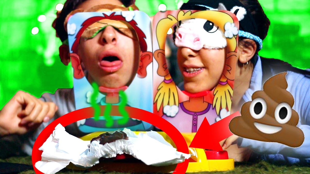 Gross Halloween Pie Face Showdown Challenge! - YouTube